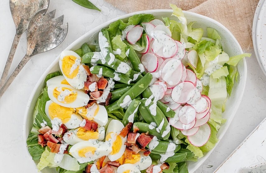 Recipe of the Week - Spring Cobb Salad with Yogurt Dill Dressing ...